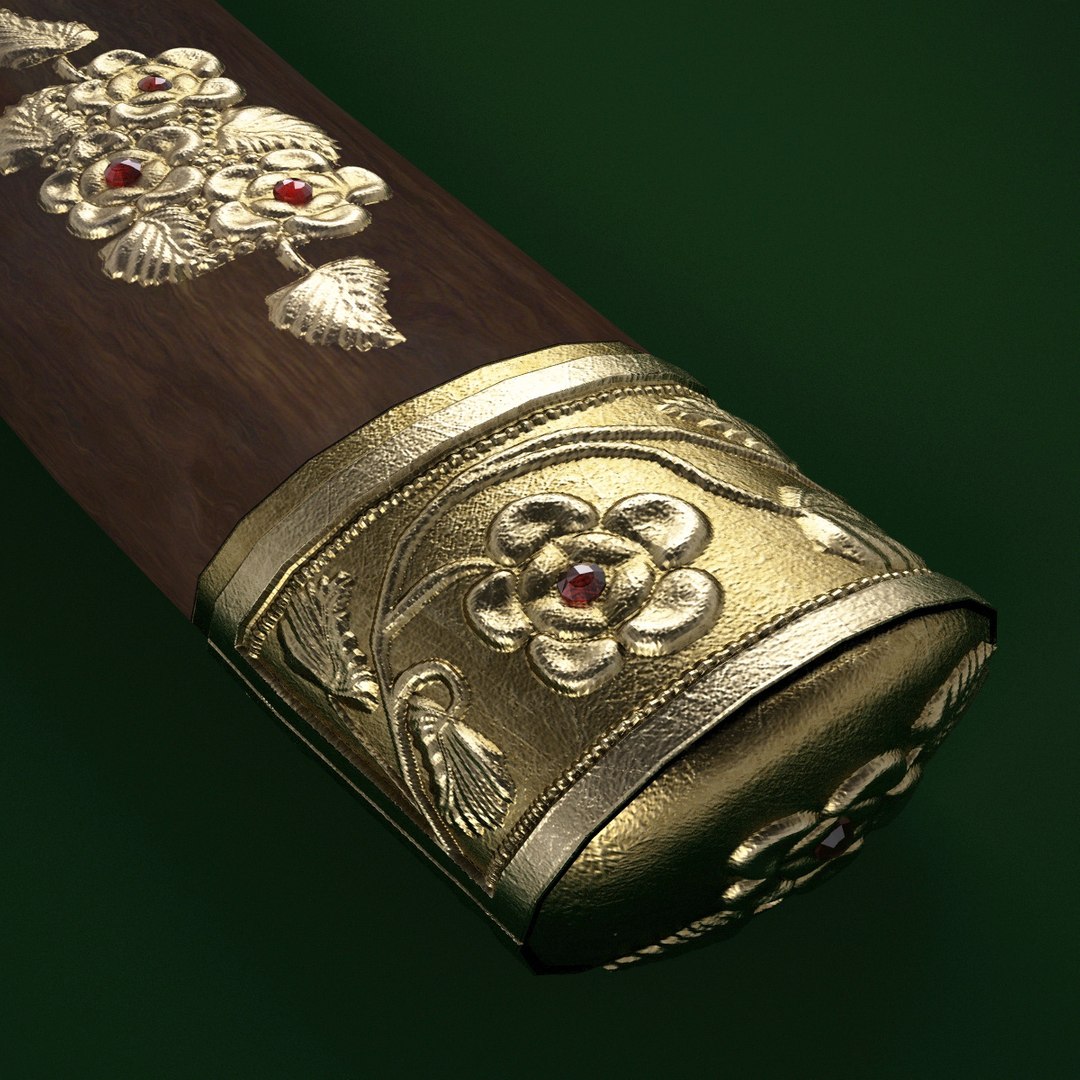 3d Tanto Samurai Sword