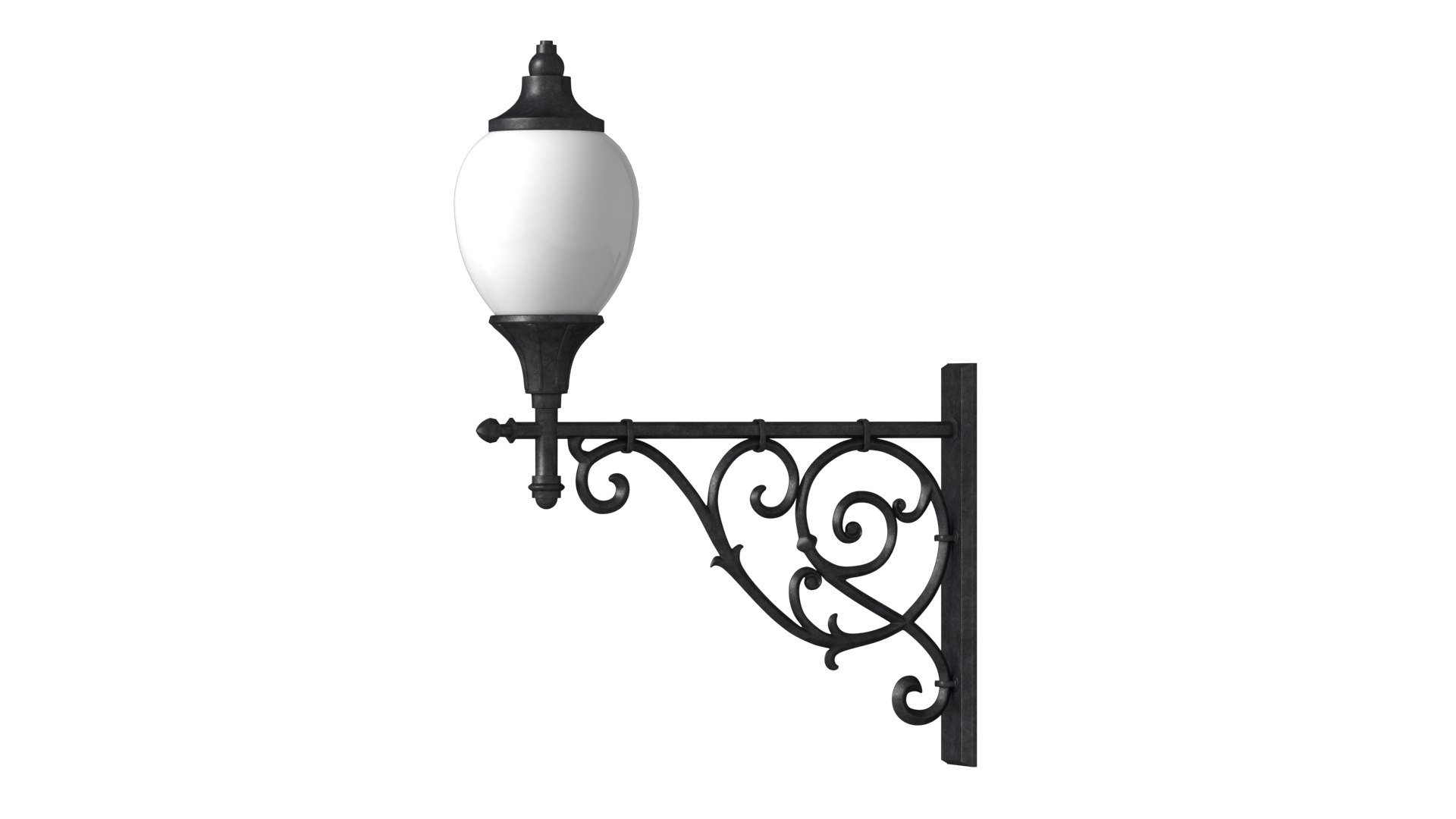 3D Outdoor Lamp Model - TurboSquid 1608681