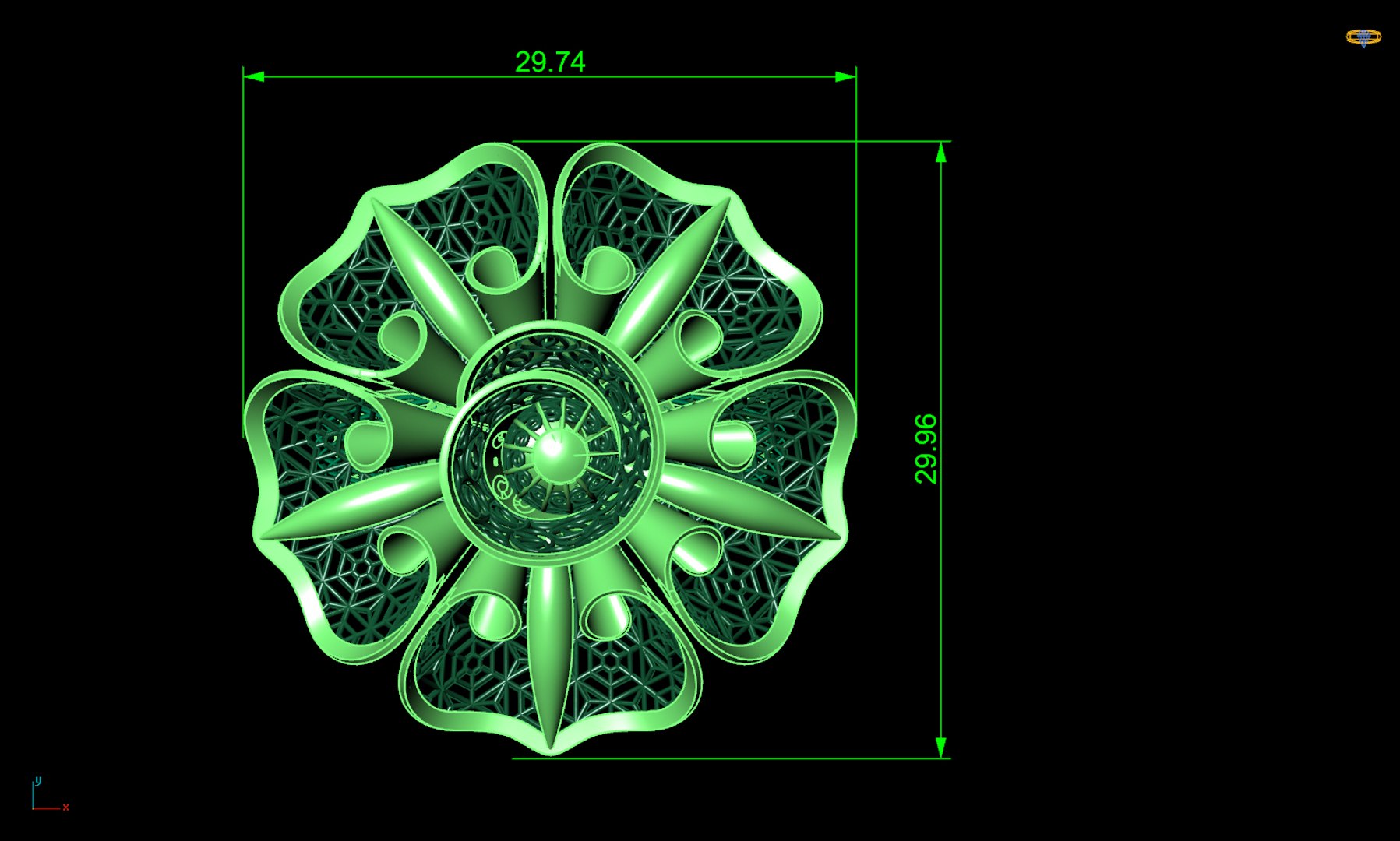 Ring Gold Kast 3D Model - TurboSquid 1697594