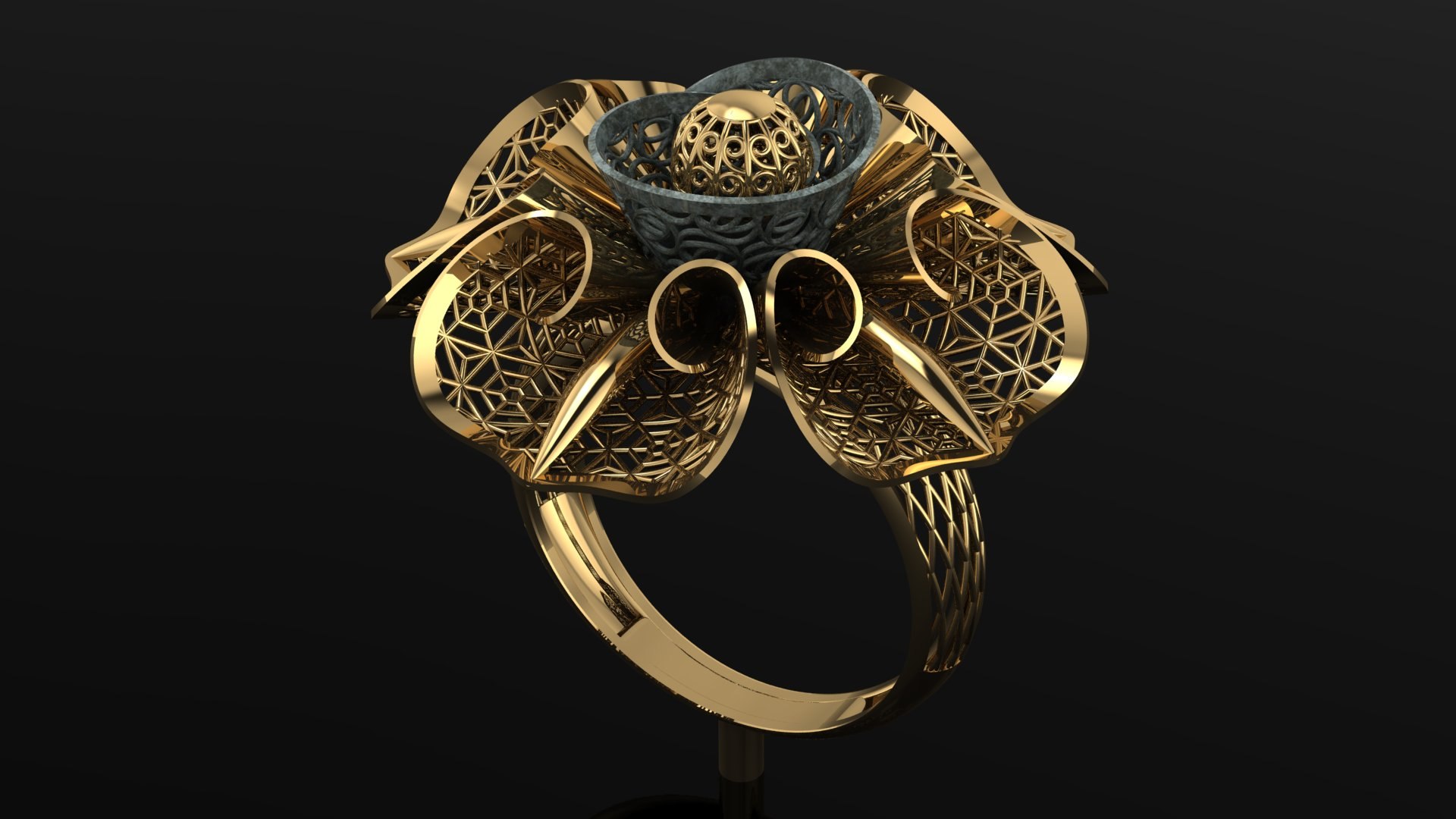 Ring Gold Kast 3D Model - TurboSquid 1697594