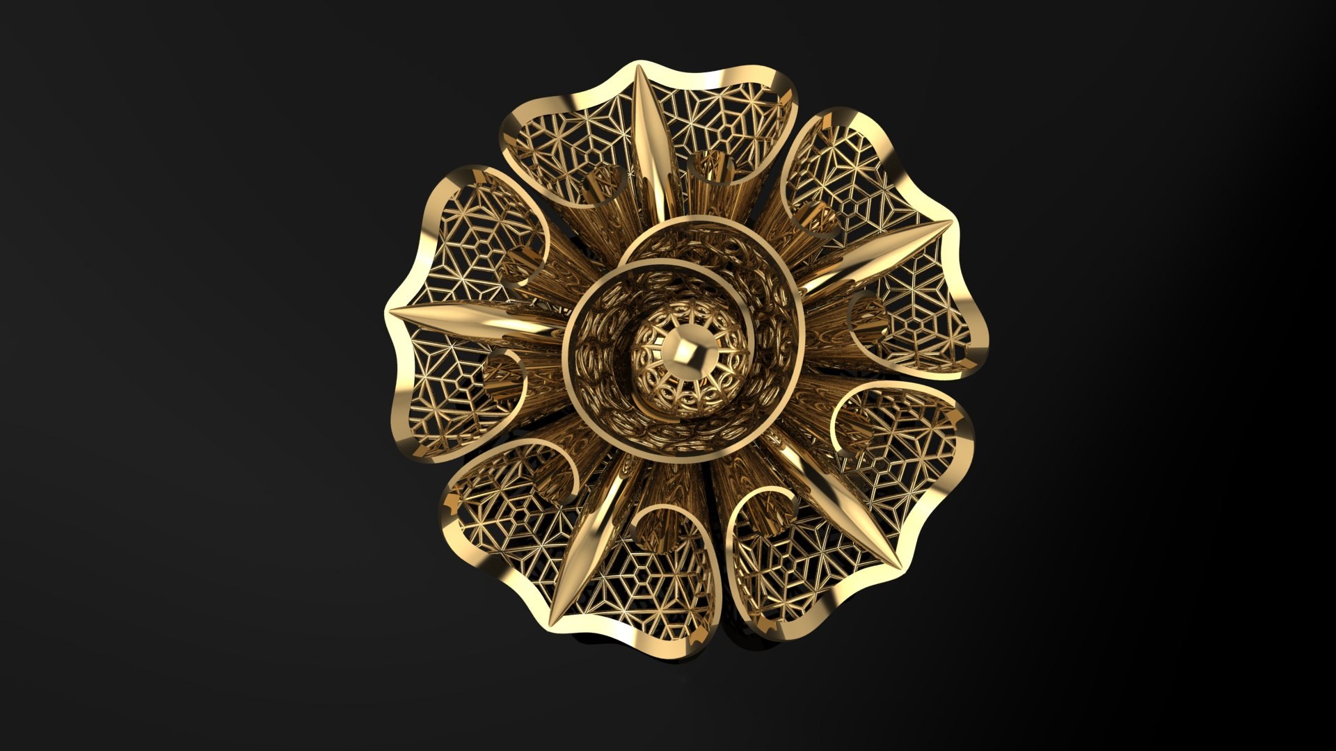Ring Gold Kast 3D Model - TurboSquid 1697594