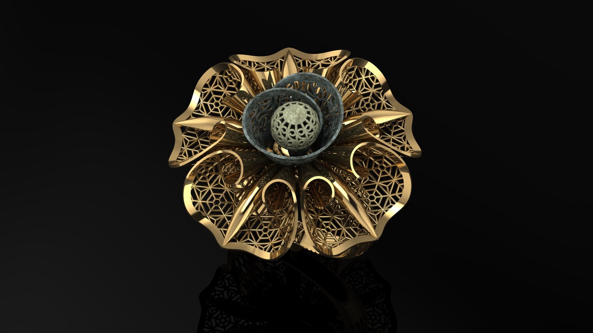 Ring Gold Kast 3D Model - TurboSquid 1697594