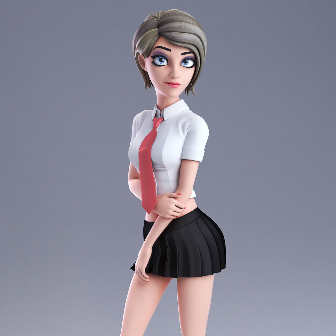 Alisa Face Rig 3D 모델 - TurboSquid 977927