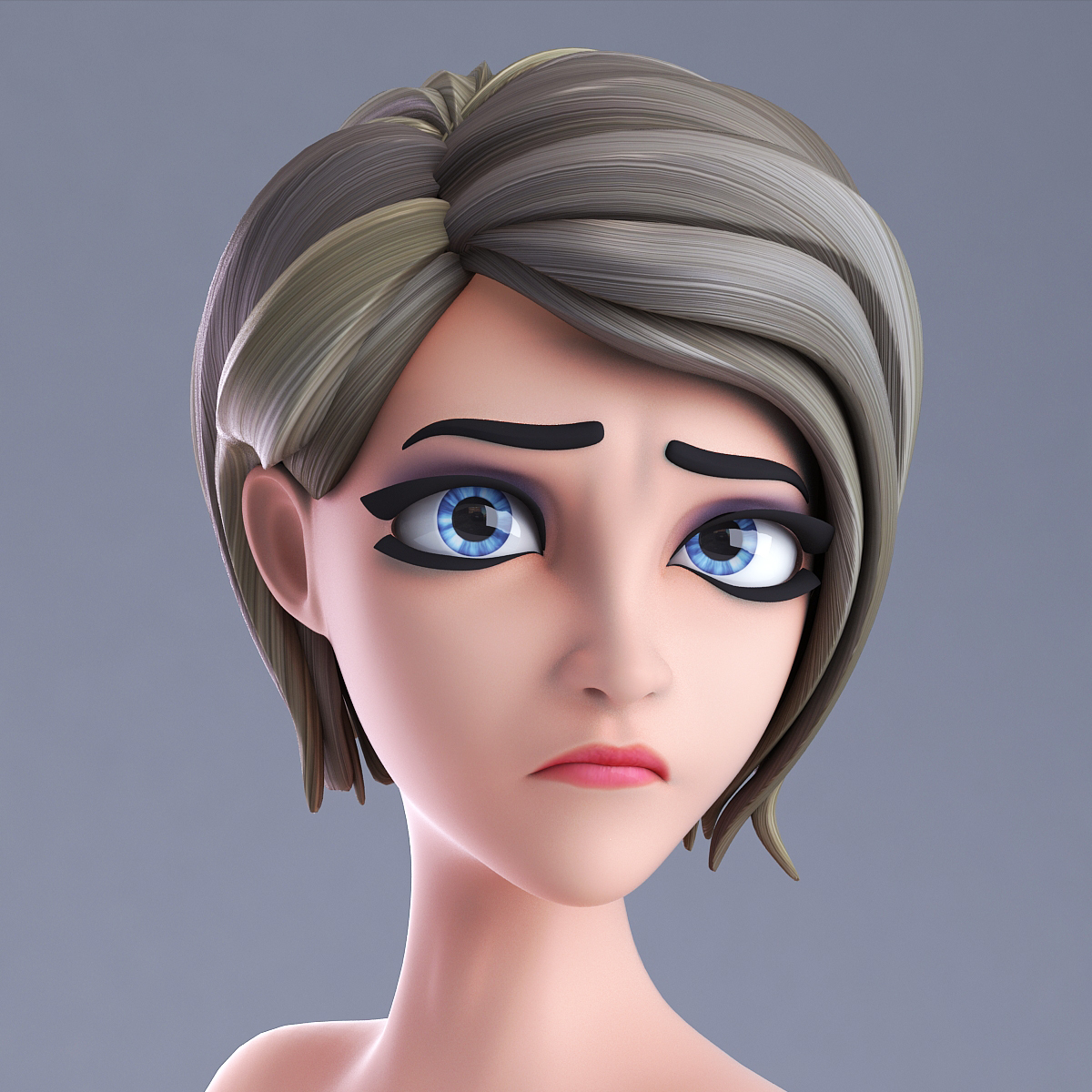 Alisa Face Rig 3D 모델 - TurboSquid 977927
