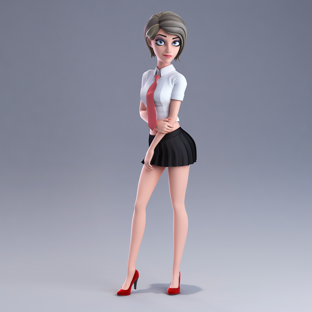 Alisa Face Rig 3D 모델 - TurboSquid 977927