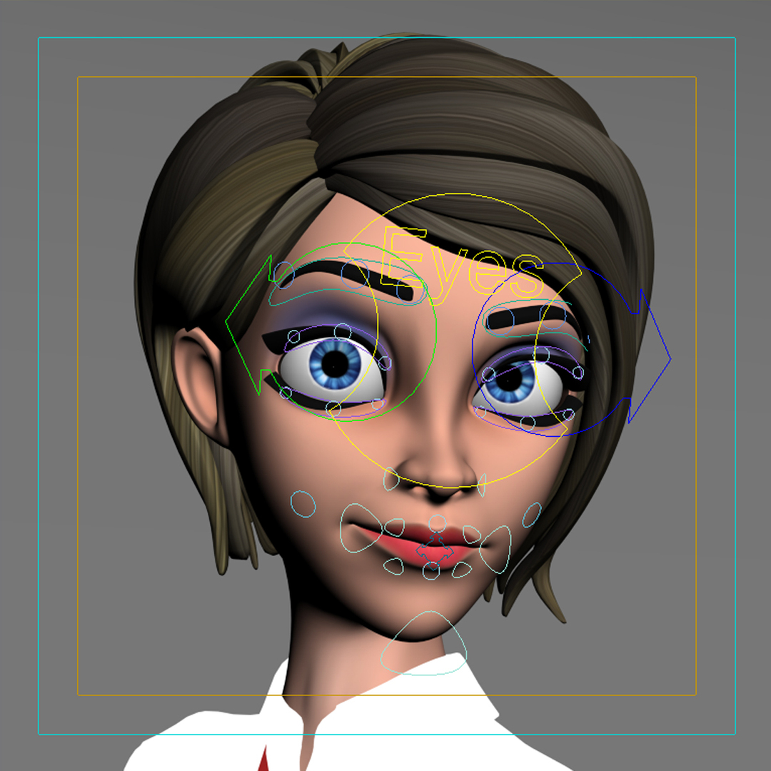 Alisa Face Rig 3D 모델 - TurboSquid 977927