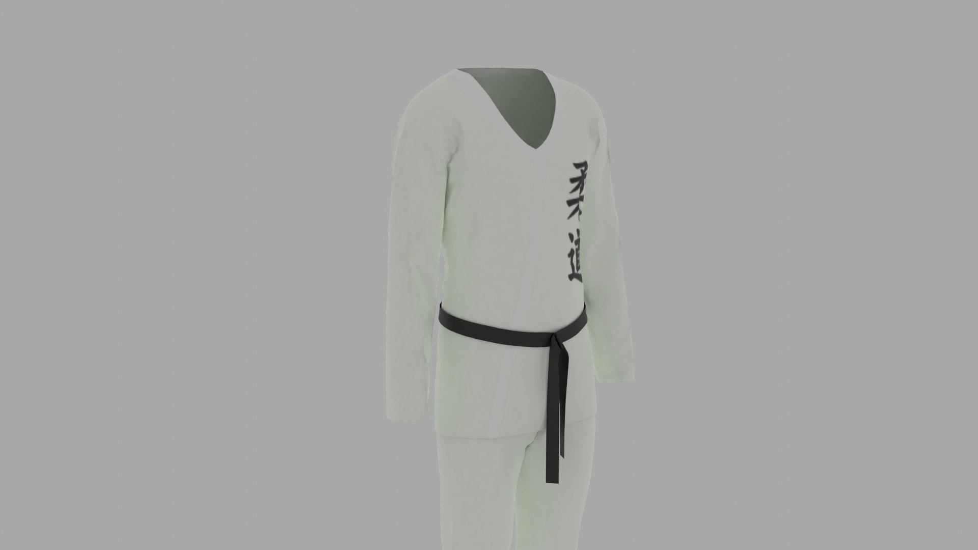 Karate Robe 3D Model - TurboSquid 1973143