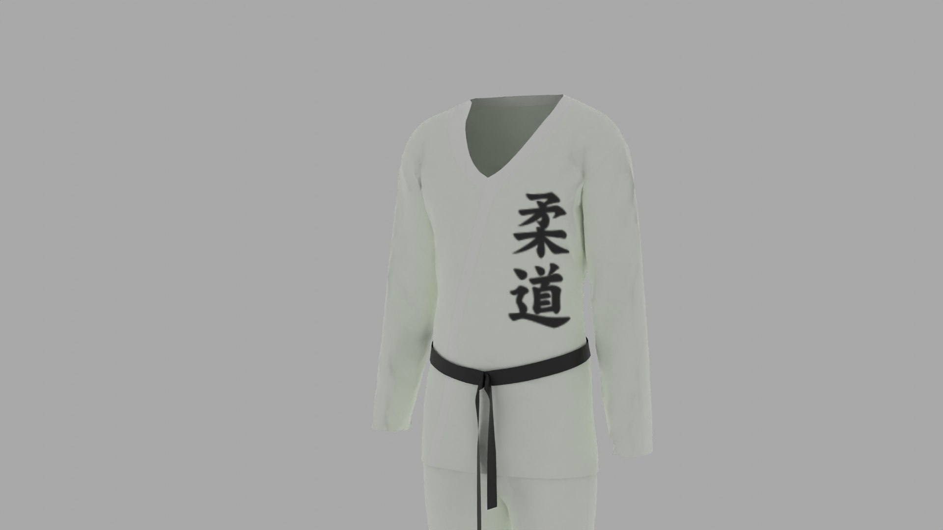 Karate Robe 3D Model - TurboSquid 1973143