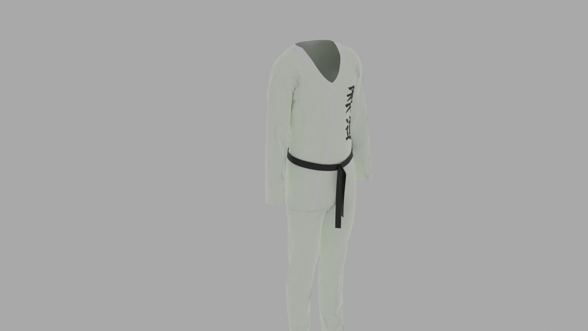 Karate Robe 3D Model - TurboSquid 1973143