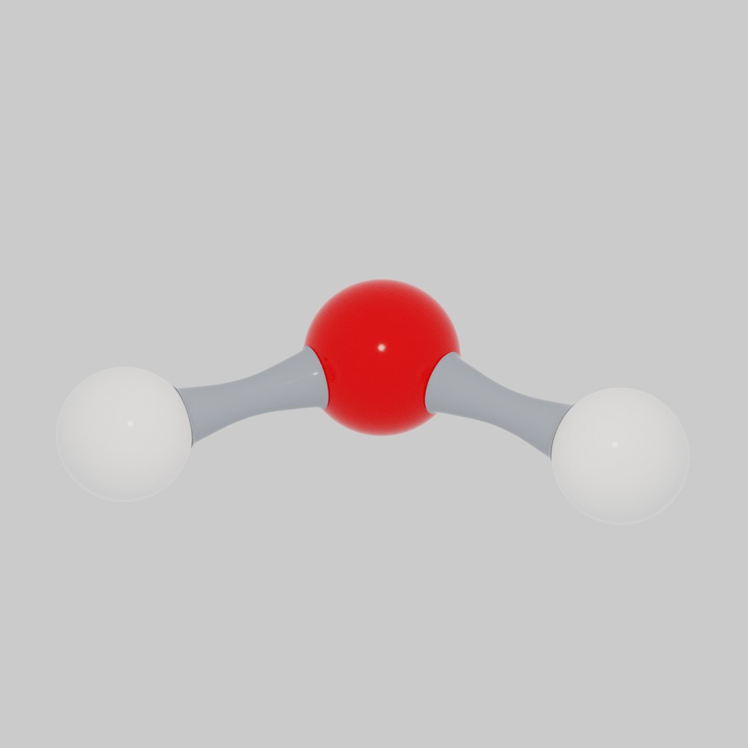 3D Water Molecular H2o - TurboSquid 1661786