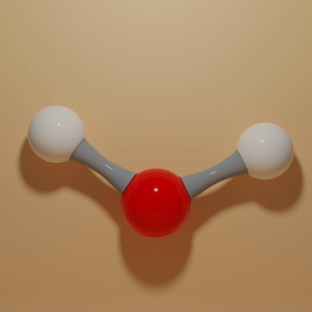 3D Water Molecular H2o - TurboSquid 1661786