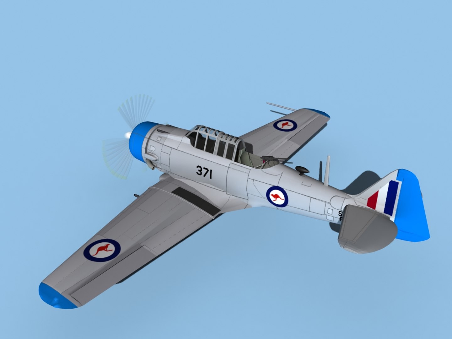 At-6 Texan North American 3D Model - TurboSquid 1489355