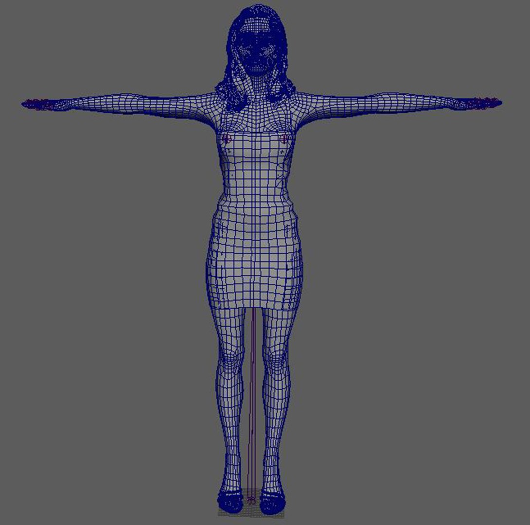 Natalie Portman Character 3D Model Low-poly 3D - TurboSquid 2332868
