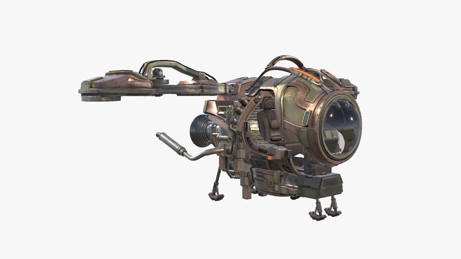 3D Sci-Fi Hovercraft Helicopter VTOL Tiltrotor Glider Plane Flying ...