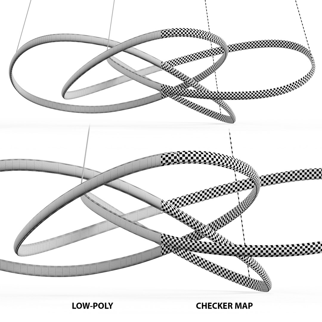 Nova Luce Treccia Infinity Collection 3D Model - TurboSquid 1901235