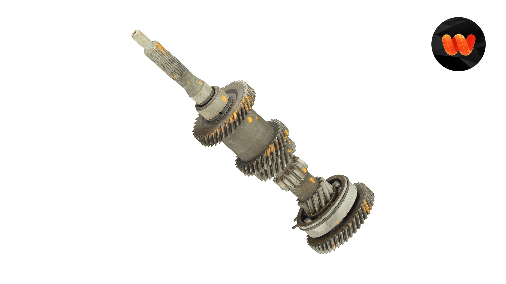 3D Composite Gear Shaft Raw Scanned Model - TurboSquid 1816191
