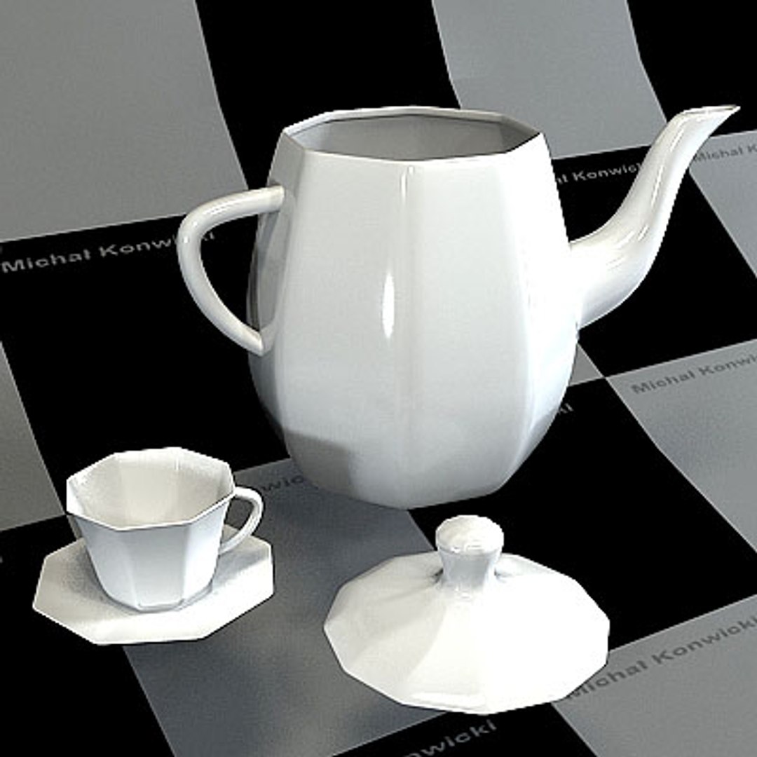 Teapot Cup 3d Obj