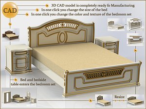 Bedroom Set Solidworks 3D Models for Download | TurboSquid