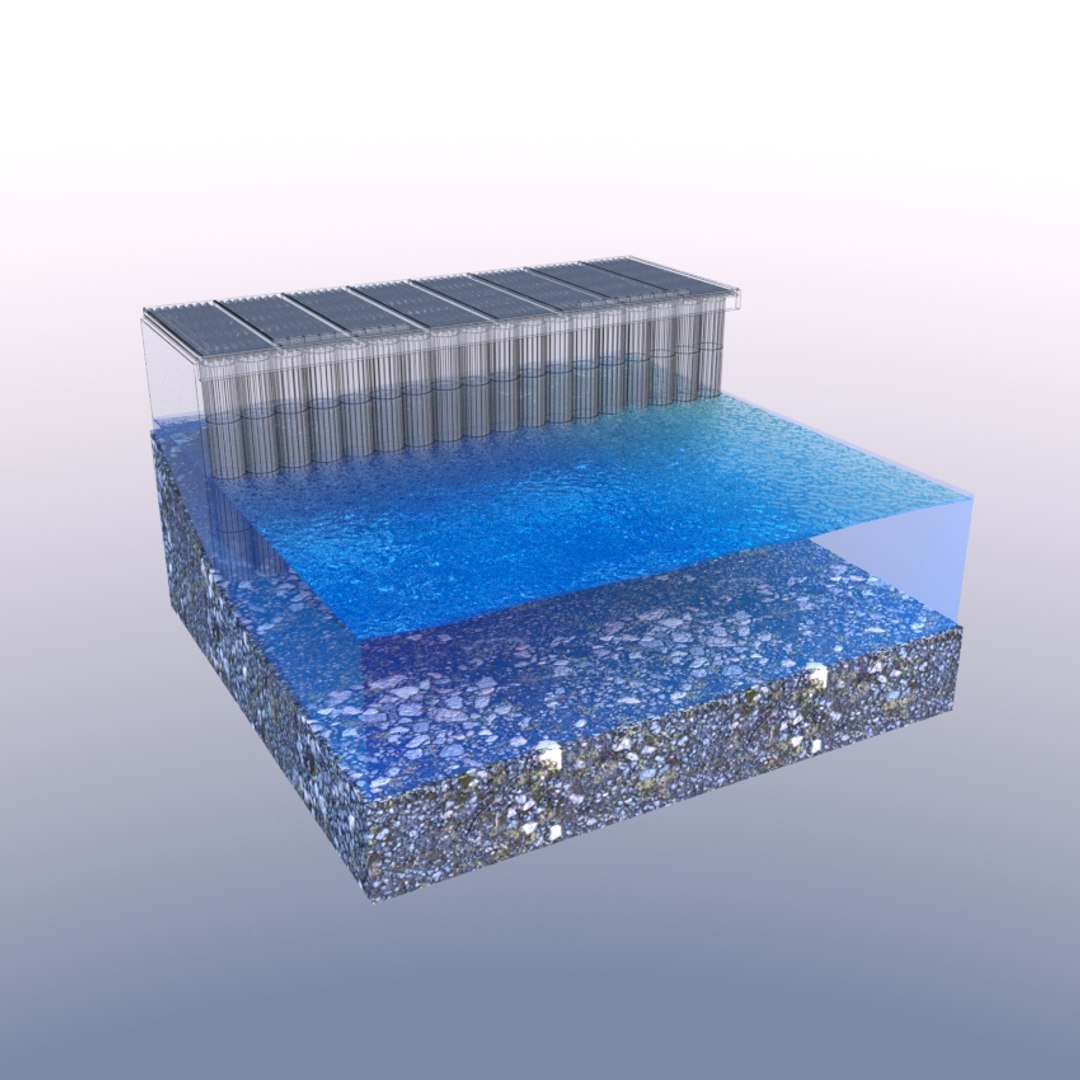 3D Construction Quay Wall - TurboSquid 1570279