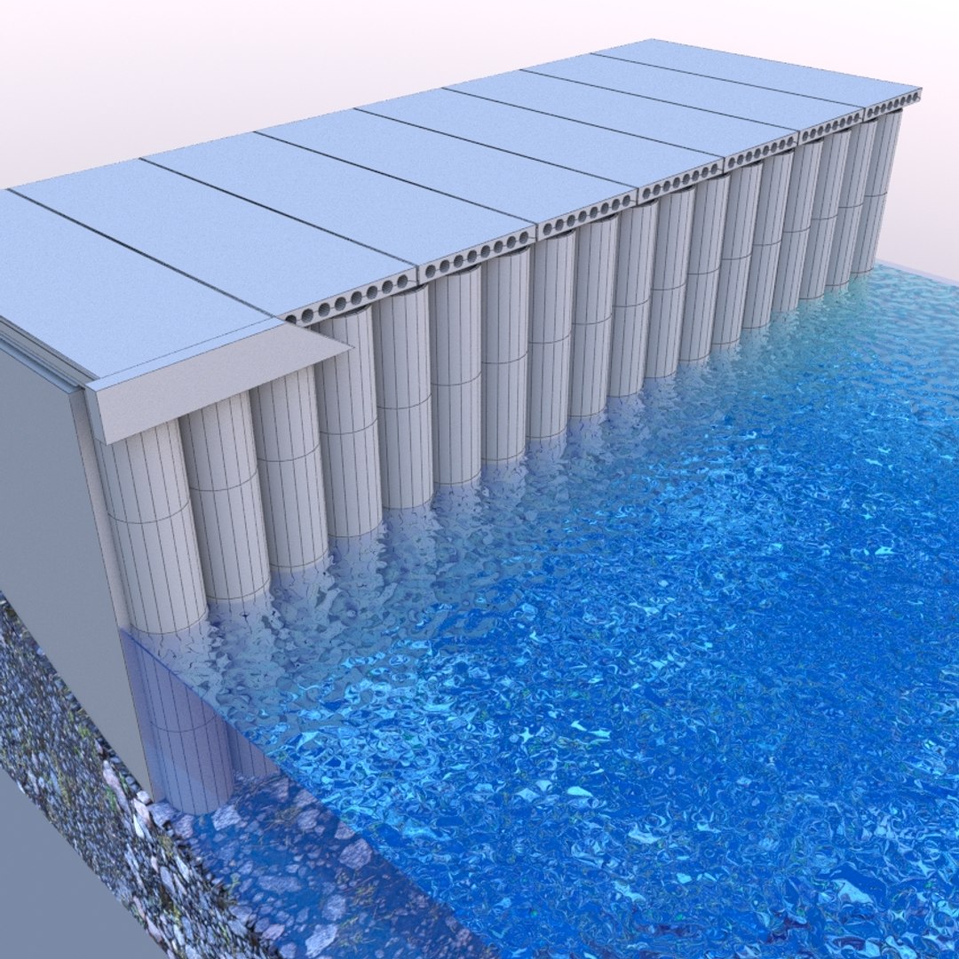 3D Construction Quay Wall - TurboSquid 1570279