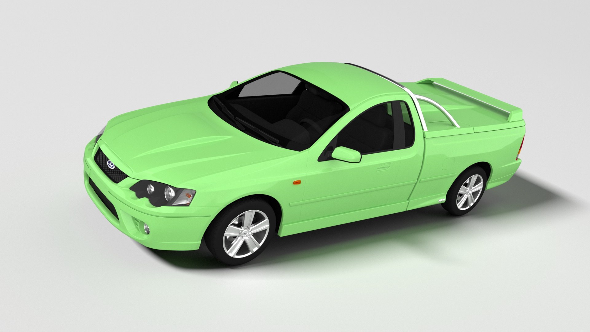Ford Falcon XR8 Ute 3D Model - TurboSquid 2336108
