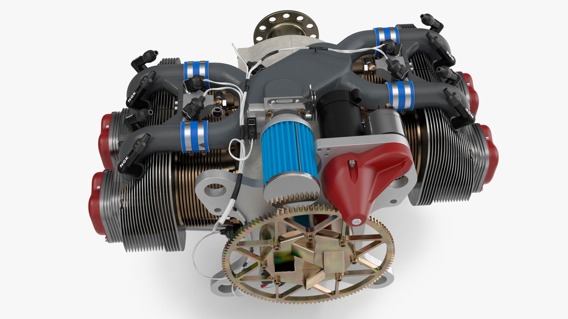 3D Aircraft Engine UL260i Model - TurboSquid 2186002