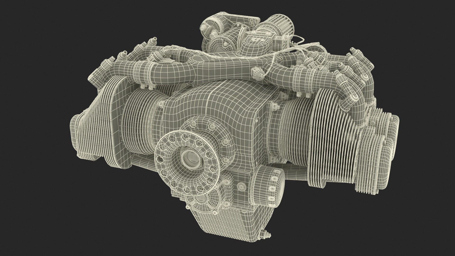 3D Aircraft Engine UL260i Model - TurboSquid 2186002