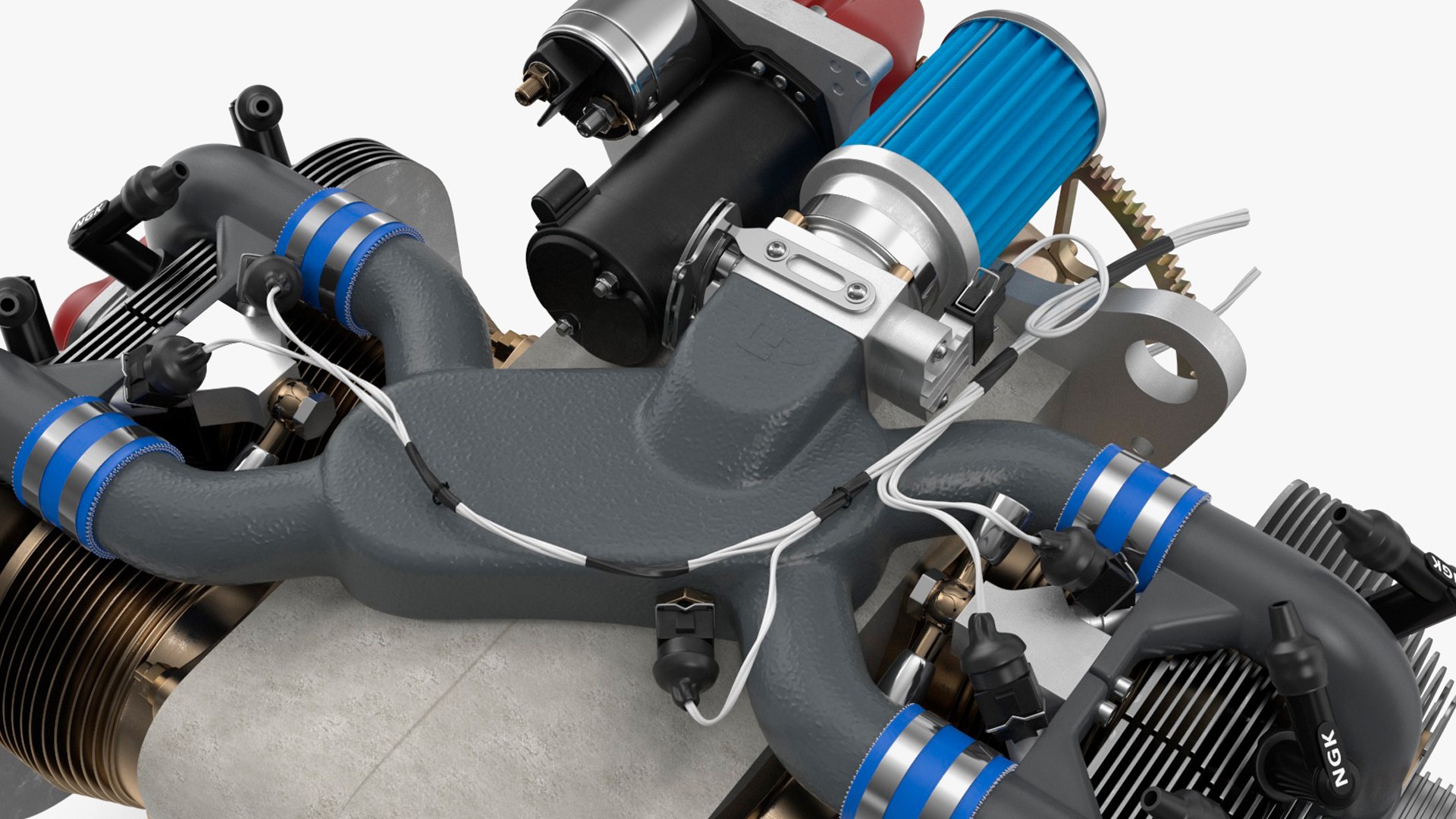 3D Aircraft Engine UL260i Model - TurboSquid 2186002
