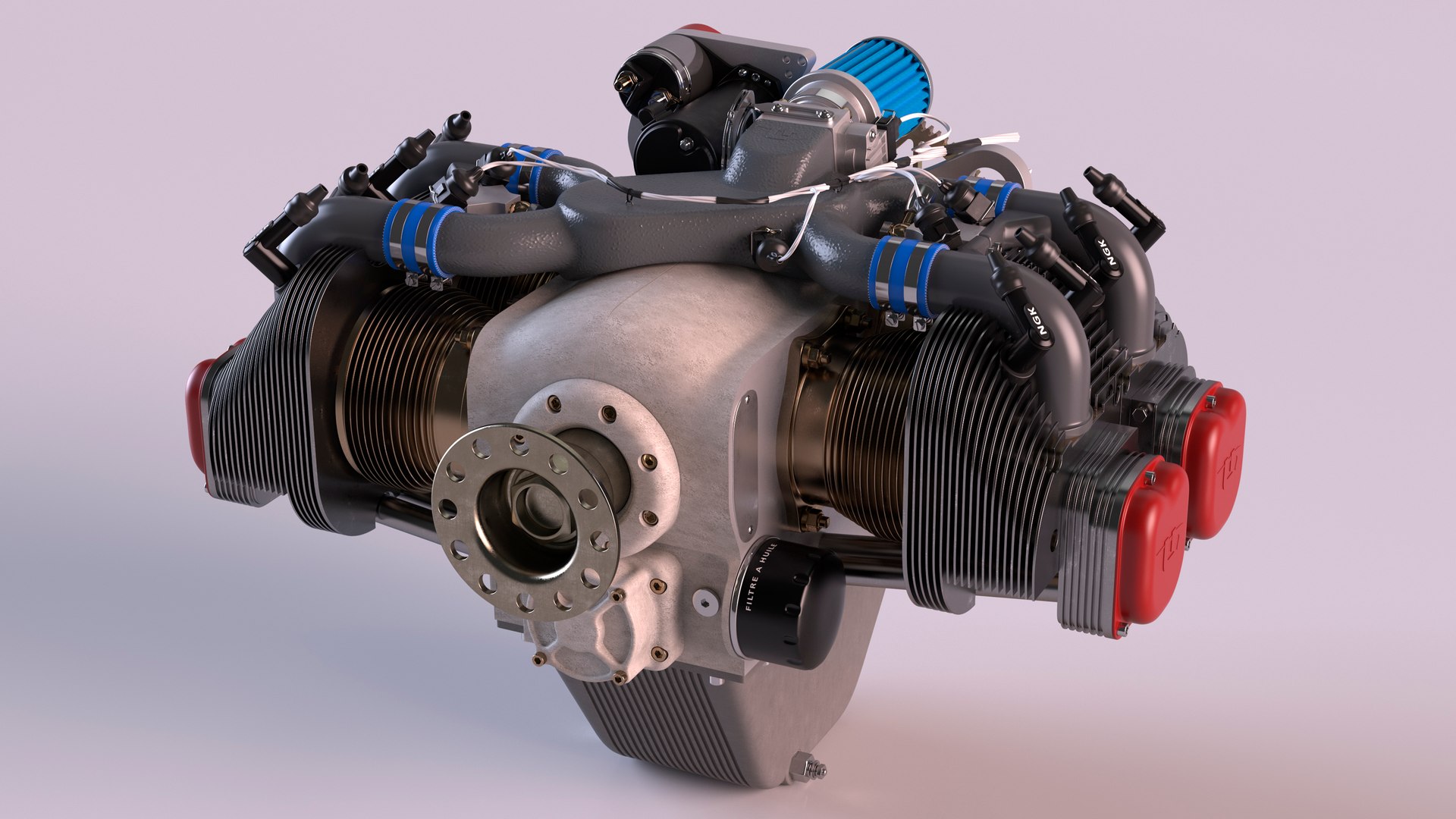 3D Aircraft Engine UL260i Model - TurboSquid 2186002