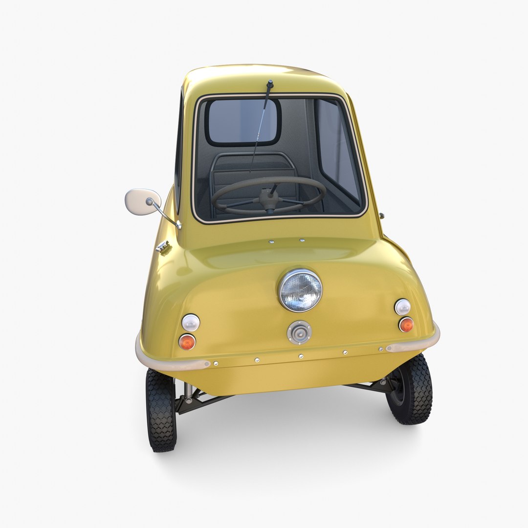 3D Generic 50cc Microcar With Interior And Chassis - TurboSquid 1786475