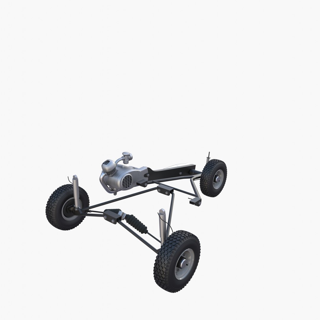 3D Generic 50cc Microcar With Interior And Chassis - TurboSquid 1786475