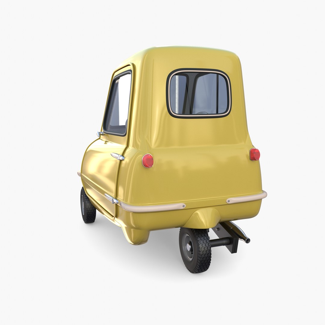 3D Generic 50cc Microcar With Interior And Chassis - TurboSquid 1786475
