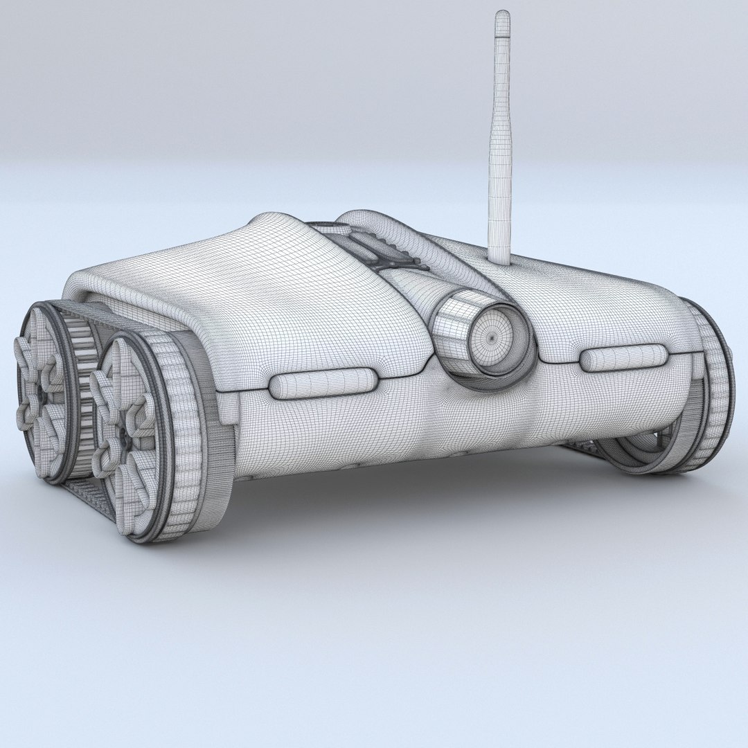3d rover spy tank model