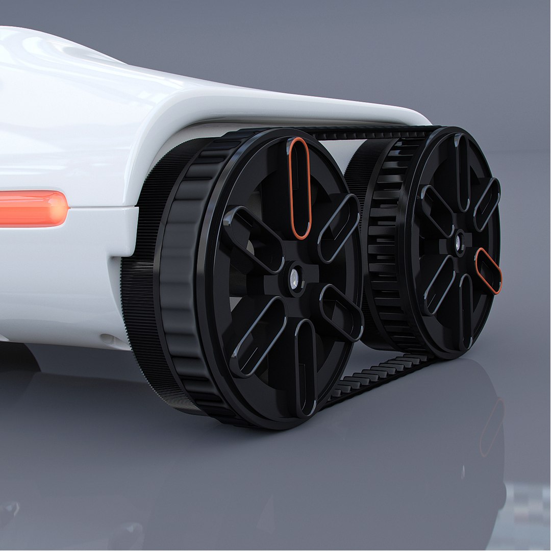 3d rover spy tank model