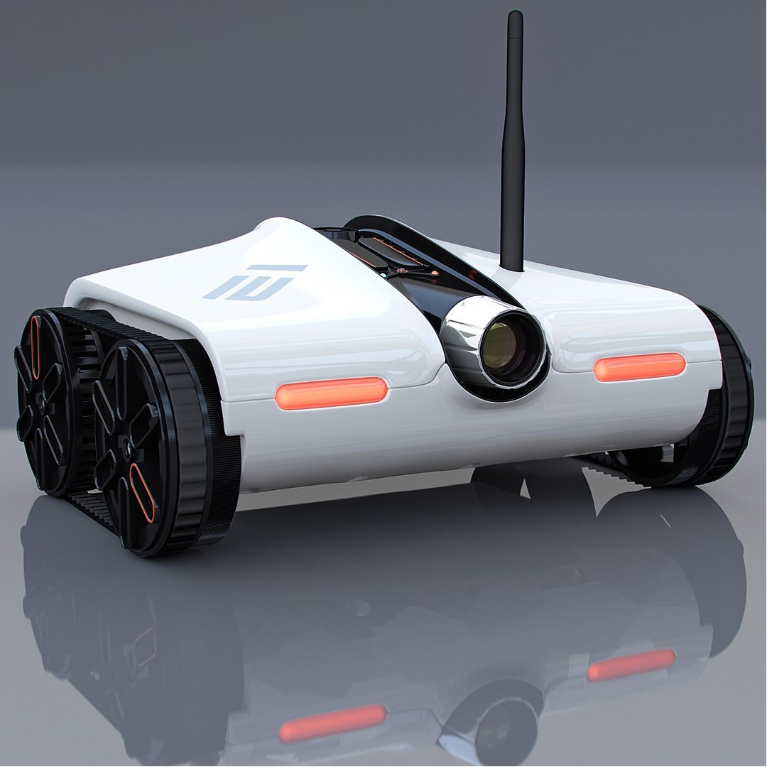 3d rover spy tank model