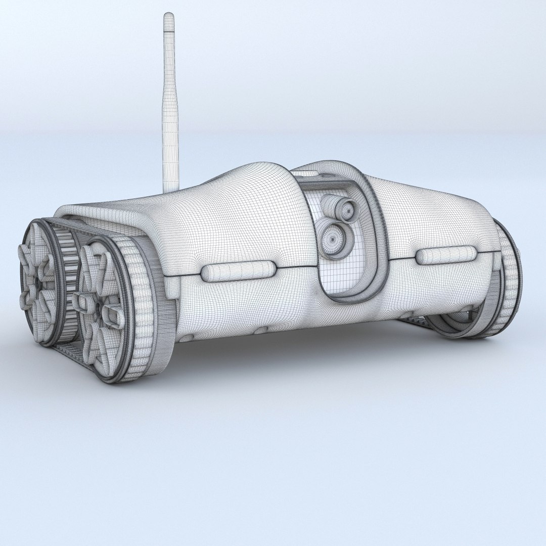 3d rover spy tank model