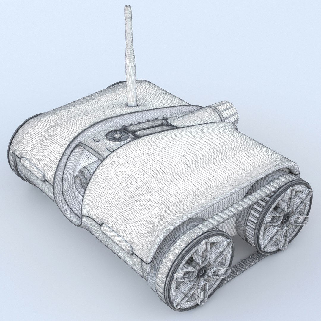 3d rover spy tank model