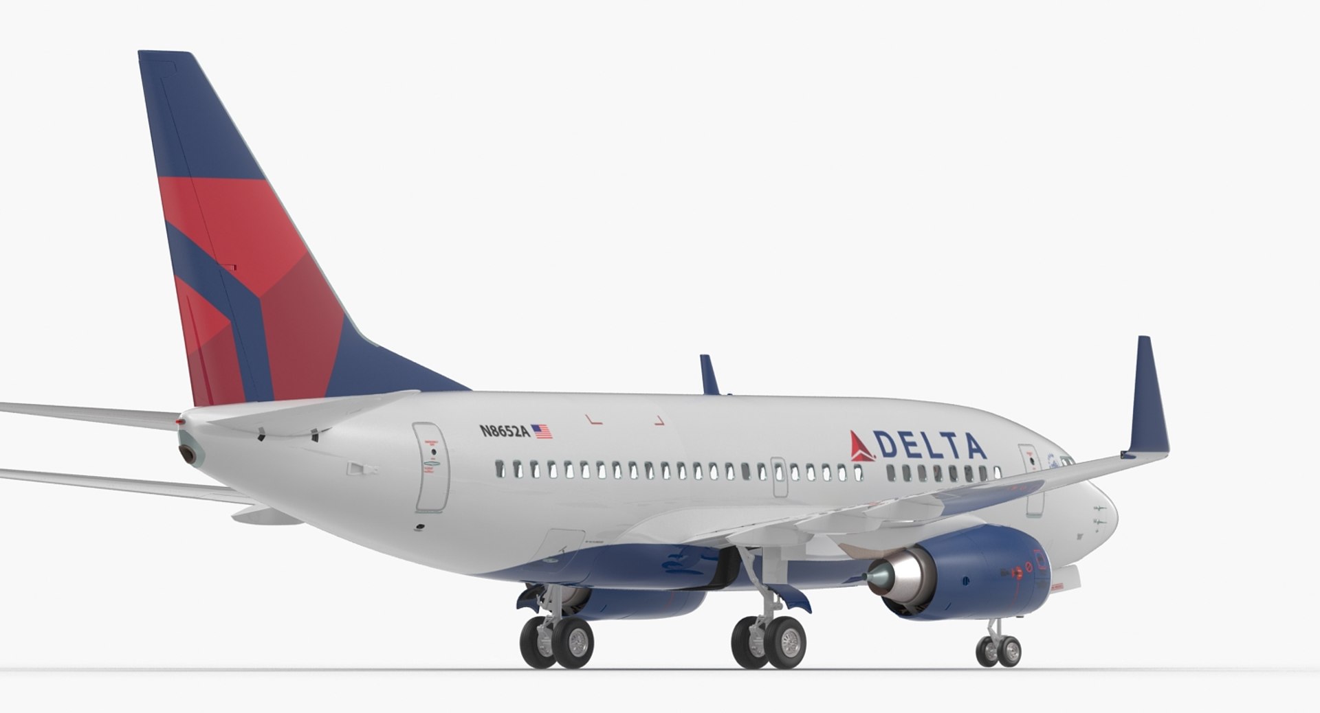 3D boeing 737-600 delta air lines model - TurboSquid 1150955