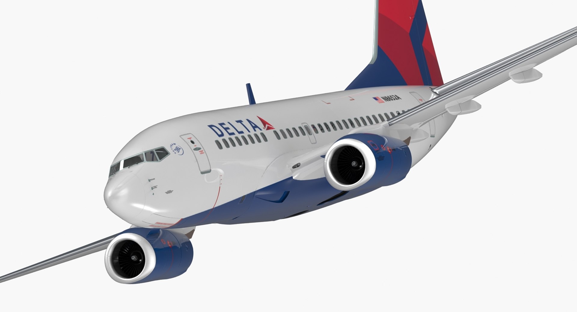 3D boeing 737-600 delta air lines model - TurboSquid 1150955