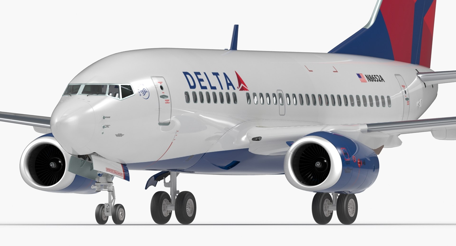 3D boeing 737-600 delta air lines model - TurboSquid 1150955