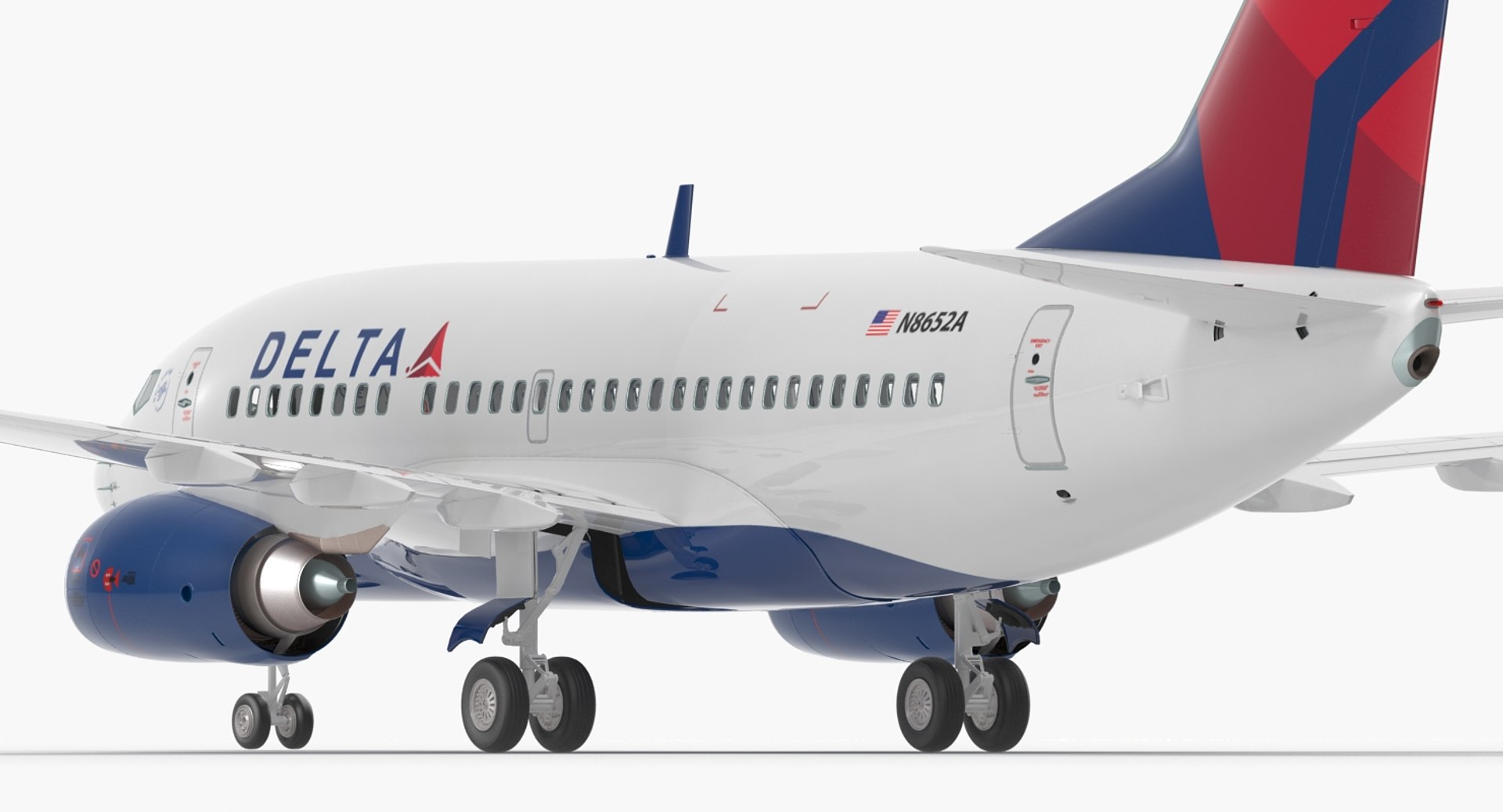 3D boeing 737-600 delta air lines model - TurboSquid 1150955