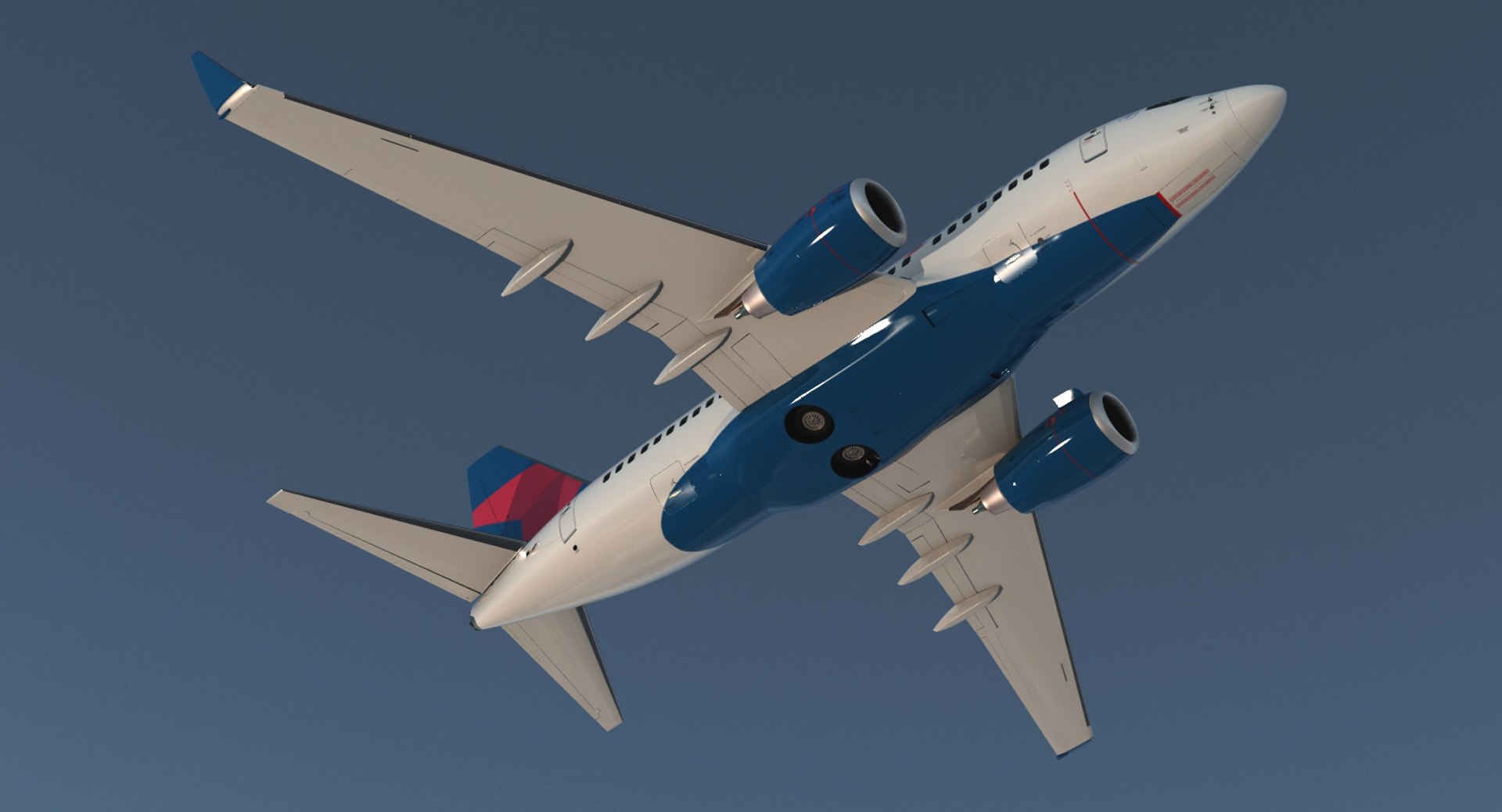 3D boeing 737-600 delta air lines model - TurboSquid 1150955