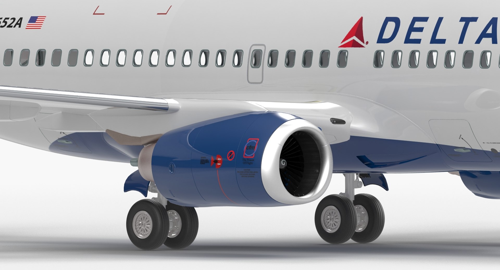 3D Boeing 737-600 Delta Air Lines Model - TurboSquid 1150955