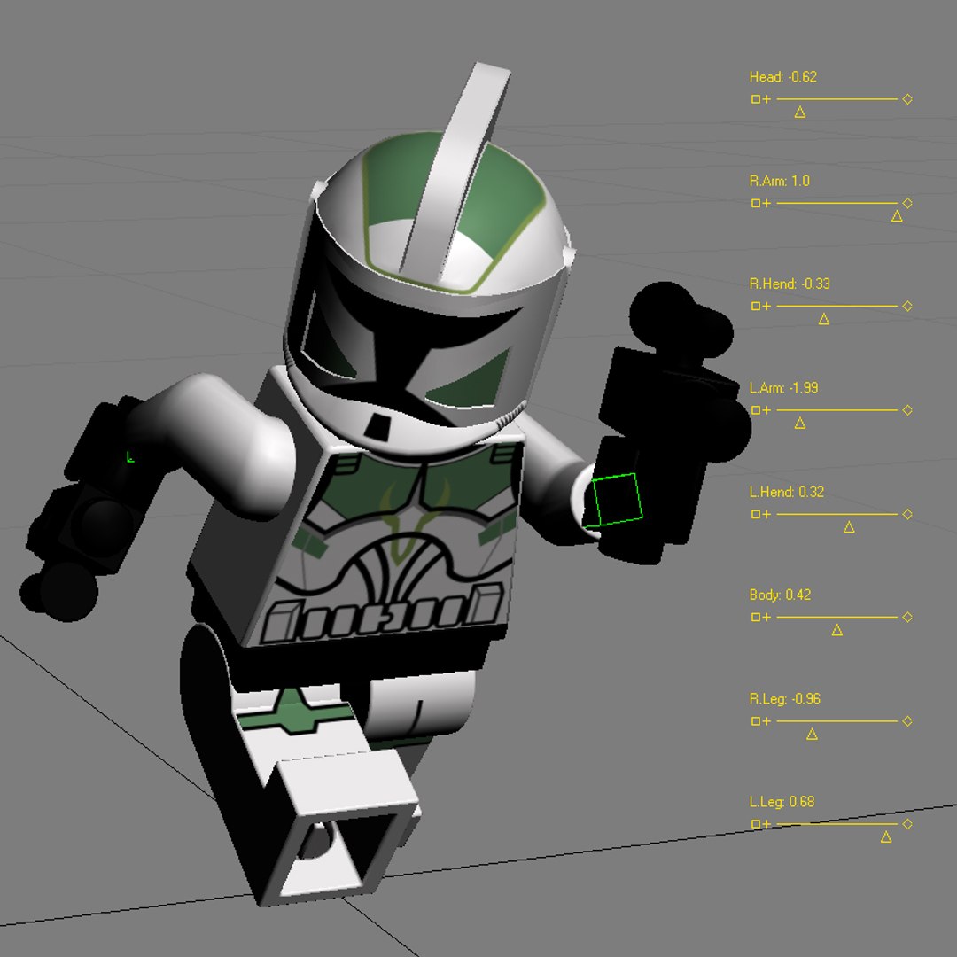 3ds Max Lego Trooper