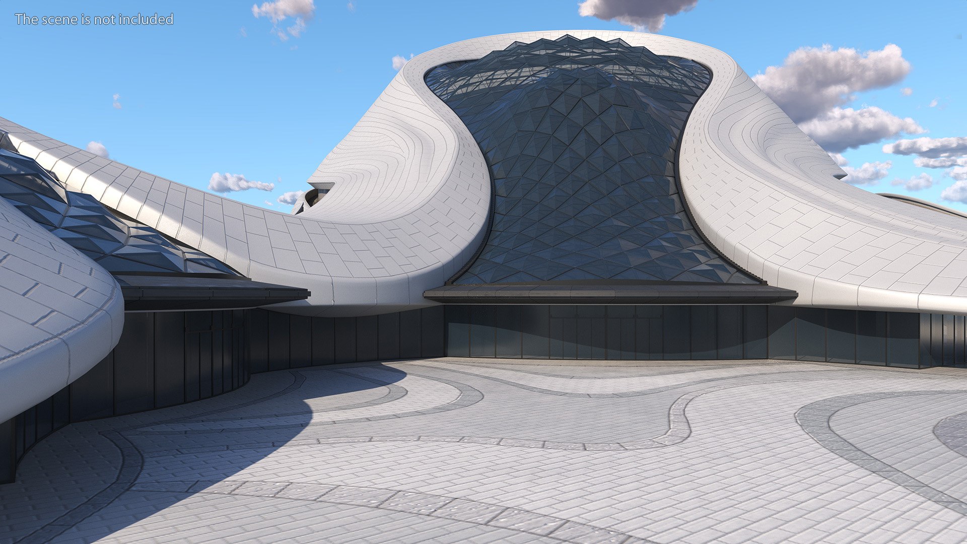 3D Harbin Grand Theatre China Model - TurboSquid 2163448