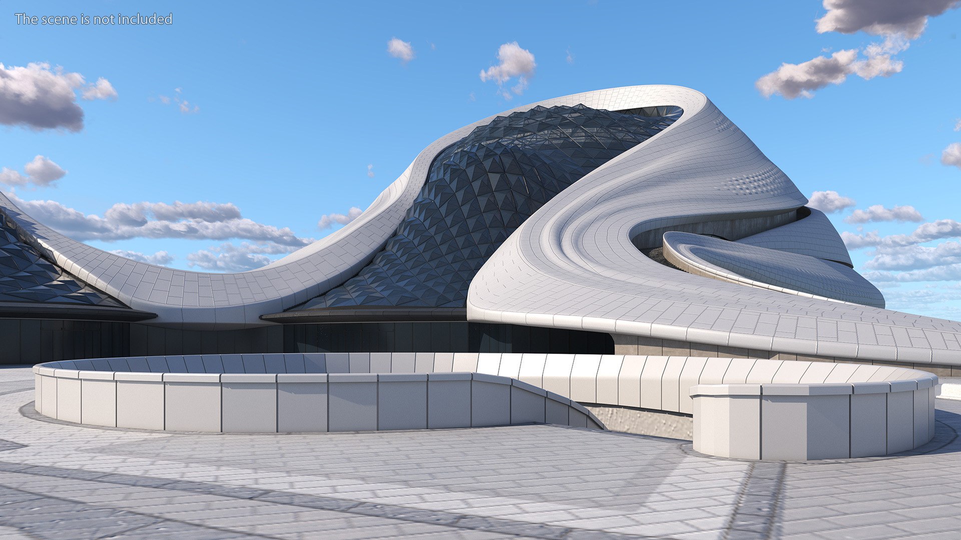 3D Harbin Grand Theatre China Model - TurboSquid 2163448