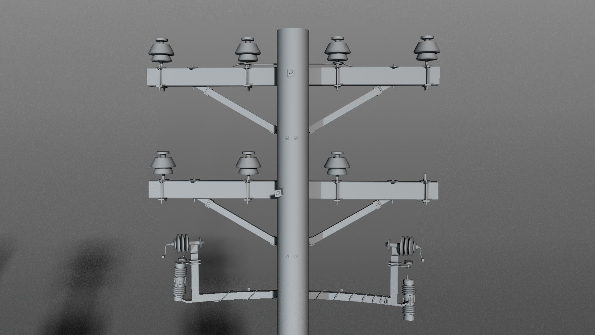 Power Pole 3D Model - TurboSquid 1195118