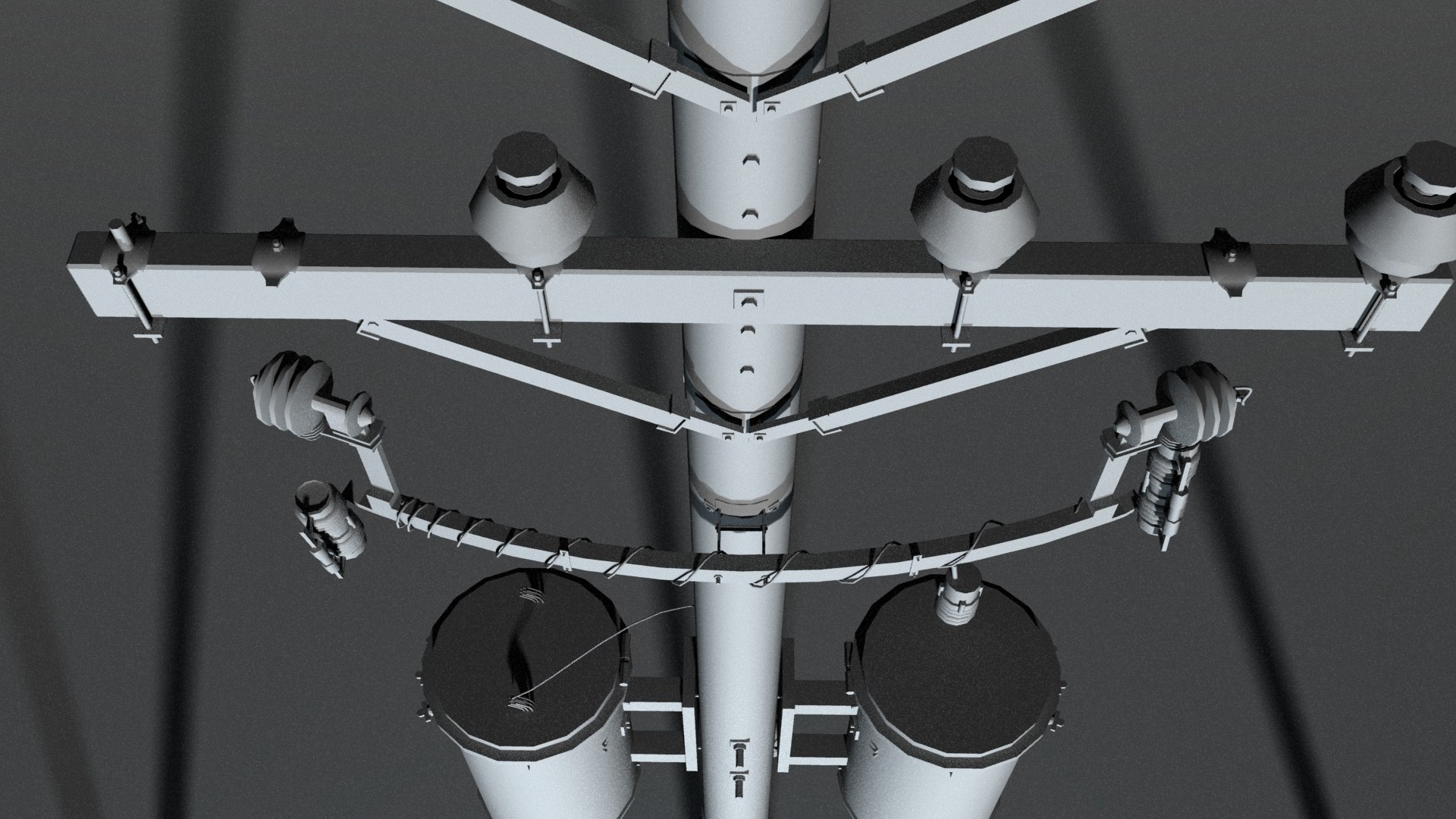 Power Pole 3D Model - TurboSquid 1195118