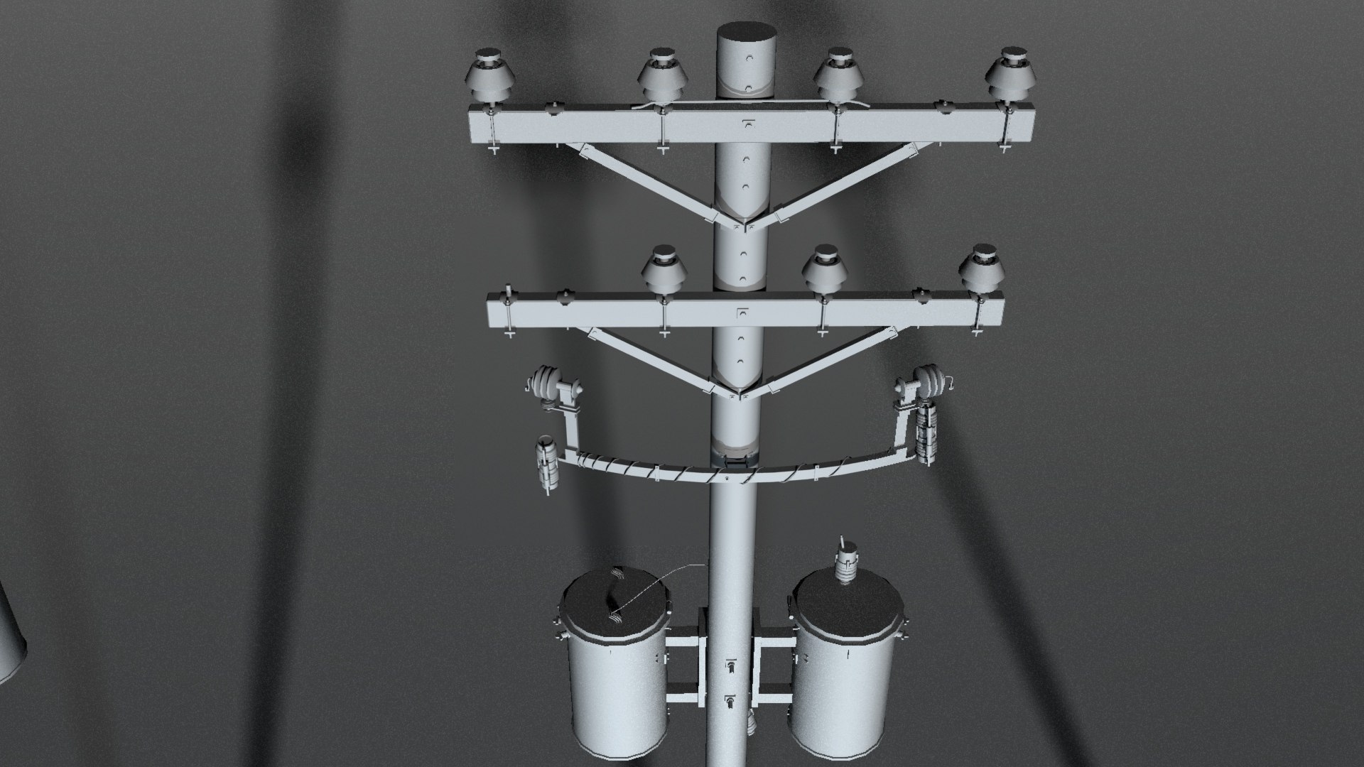 Power Pole 3D Model - TurboSquid 1195118