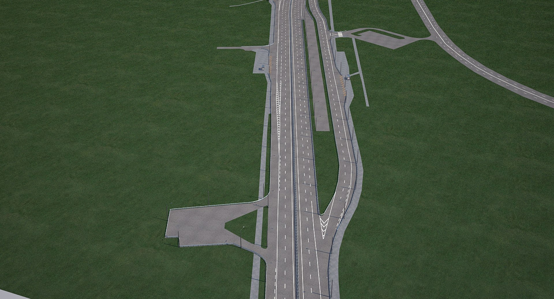 Highway road 3D model | 1145685 | TurboSquid